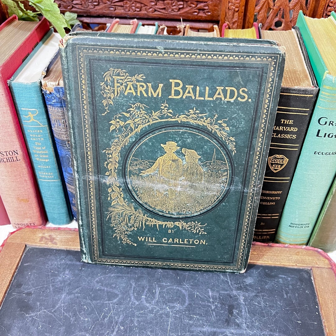 1873 Collectible Book of Poetry: Farm Ballads by Will Carleton - Etsy