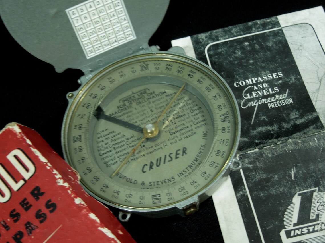 Leupold Cruiser Compass in Original Box w/ Booklet Vintage | Etsy