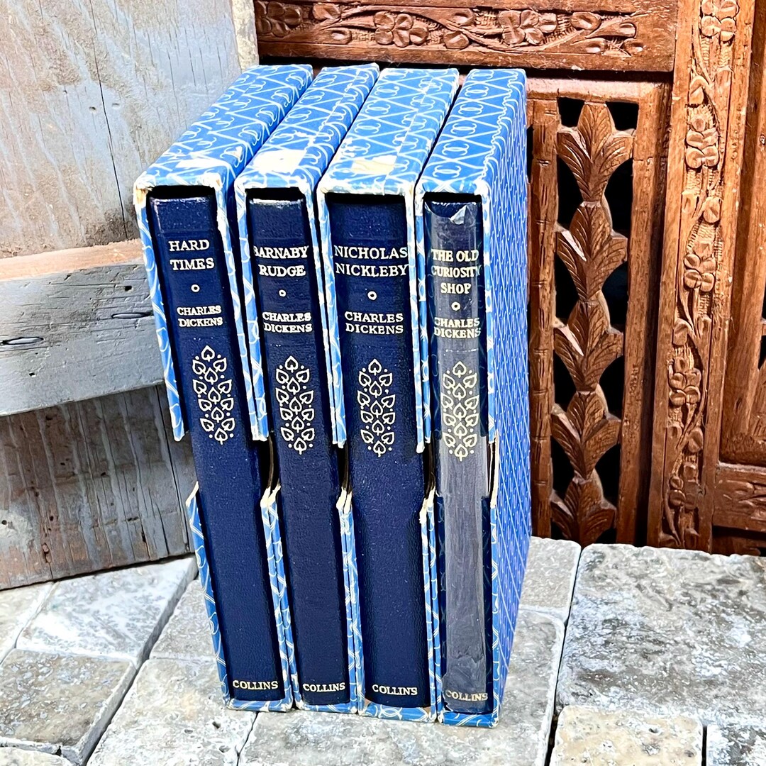 Slipcase Charles Dickens Book Set Circa 1968 Vintage Book Set of 4 ...