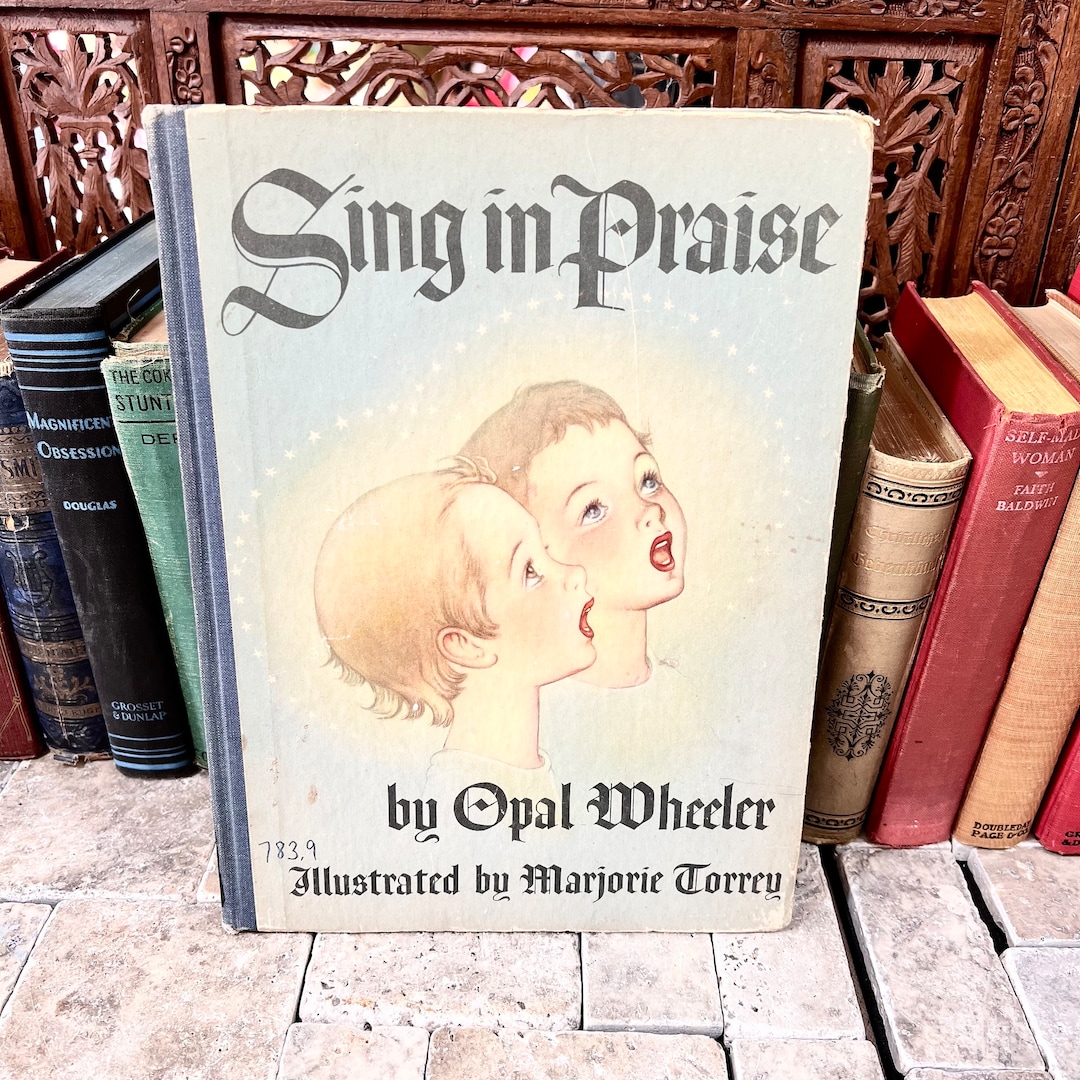 1946 Vintage Religious Song Book - Sing in Praise Music, Words ...