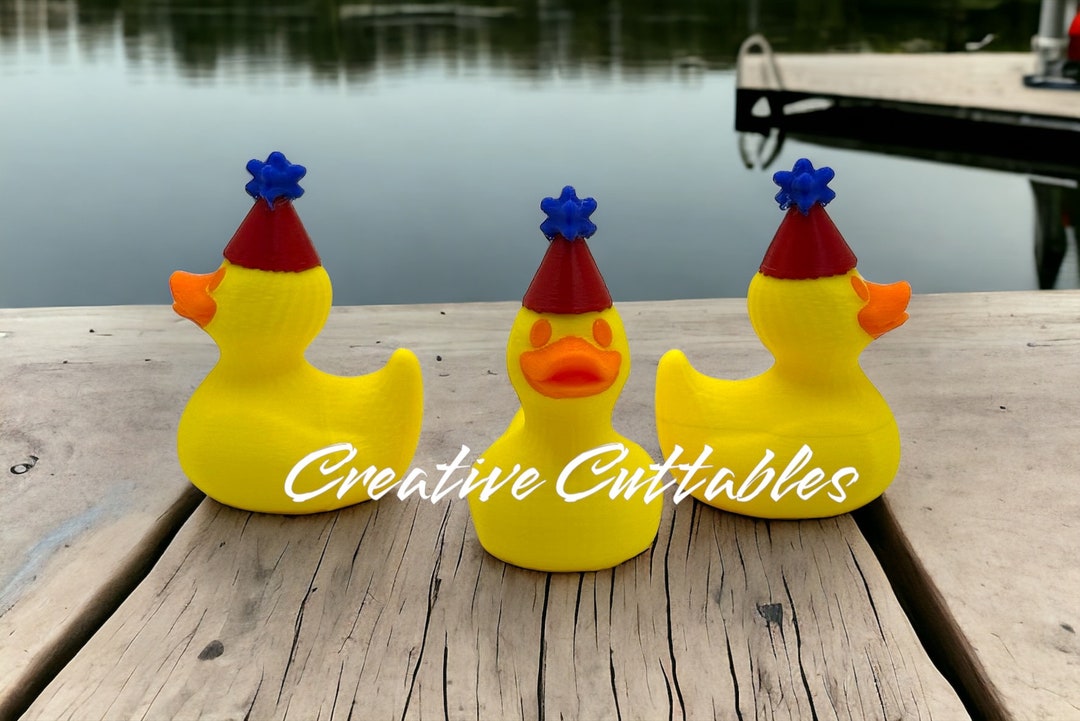 Cruise Ducks, 3D Printed Party Duck Birthday Duck for Cruises; Color ...