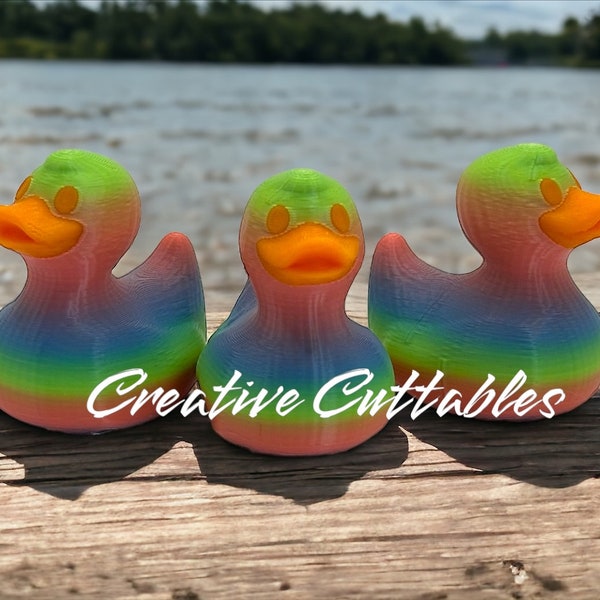 3d Printed Duck Keychains - Etsy