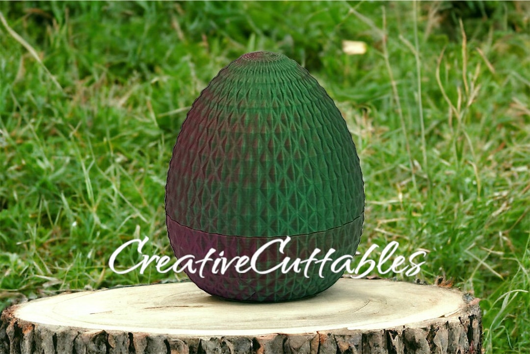 3D Printed Egg Container, Fillable Easter Egg, Empty Threaded Easter ...