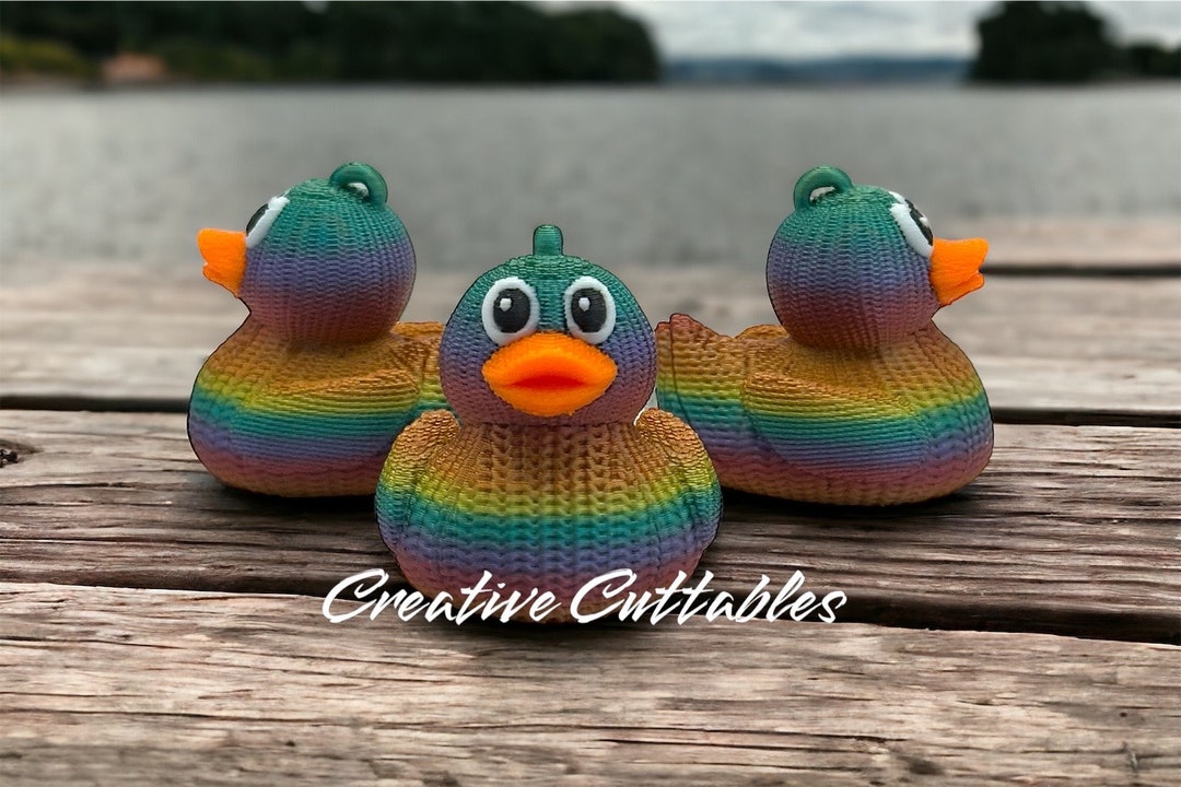 Cruise Ducks 3D Printed Crochet Knit Weave Sweater Duck for Cruises ...
