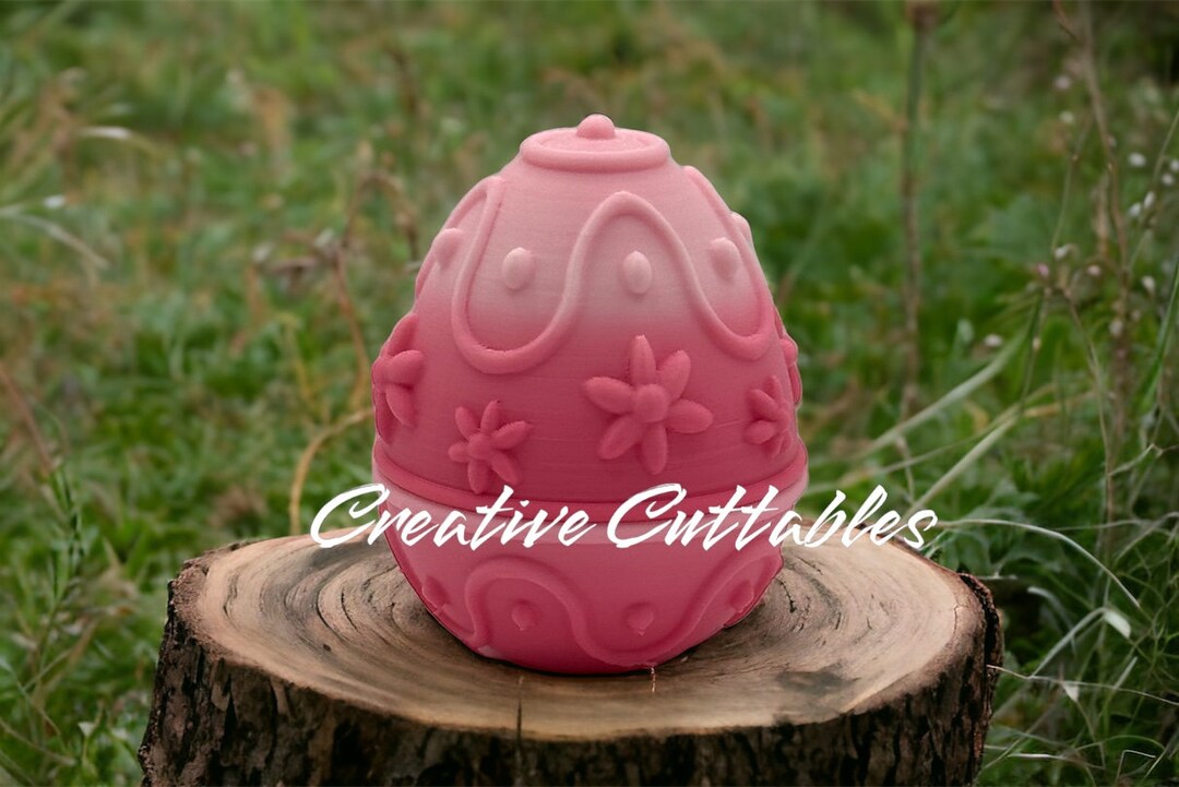 Easter Egg, 3D Printed Egg Container, Fillable Easter Egg, Empty ...