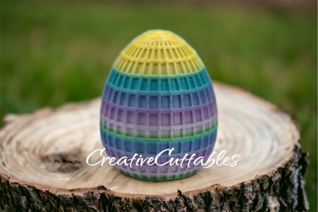 3D Printed Egg Container, Fillable Easter Egg, Empty Threaded Easter ...