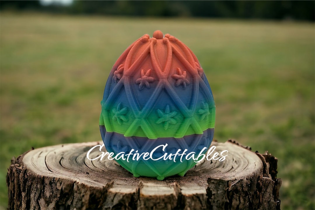 Easter Egg, 3D Printed Egg Container, Fillable Easter Egg, Empty ...