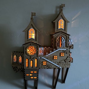 DIY 3D Puzzle, Hanging Castle Chateau House Laser Cut for Accuracy ...