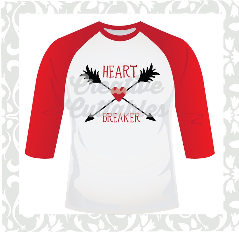 Valentine SVG Heart Breaker Designs for Silhouette or Other - Etsy
