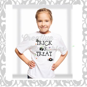 Halloween SVG Trick or Treat Witch Spider for Silhouette or Other Craft ...
