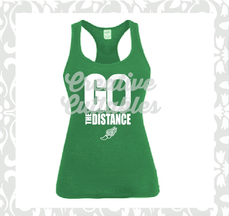 SVG Track and Field Go the Distance Running for Silhouette or - Etsy