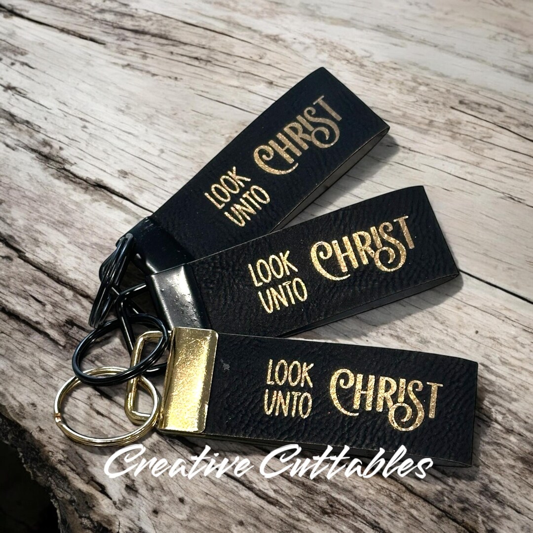 Look Unto Christ Keyring Tag, LDS Youth Theme 2025, Church Gift, YM YW ...