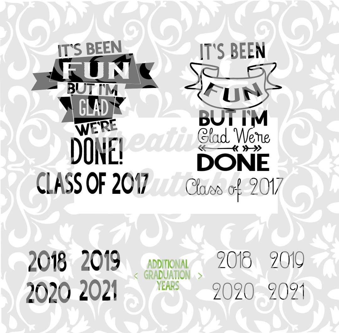 Senior SVG Class of 2017, 2018, 2019, 2020, 2021 Graduation for ...