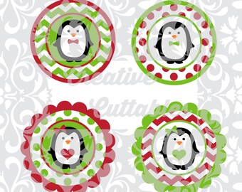 Christmas Reindeer Santa Rudolph SVG Designs for Silhouette or Other ...