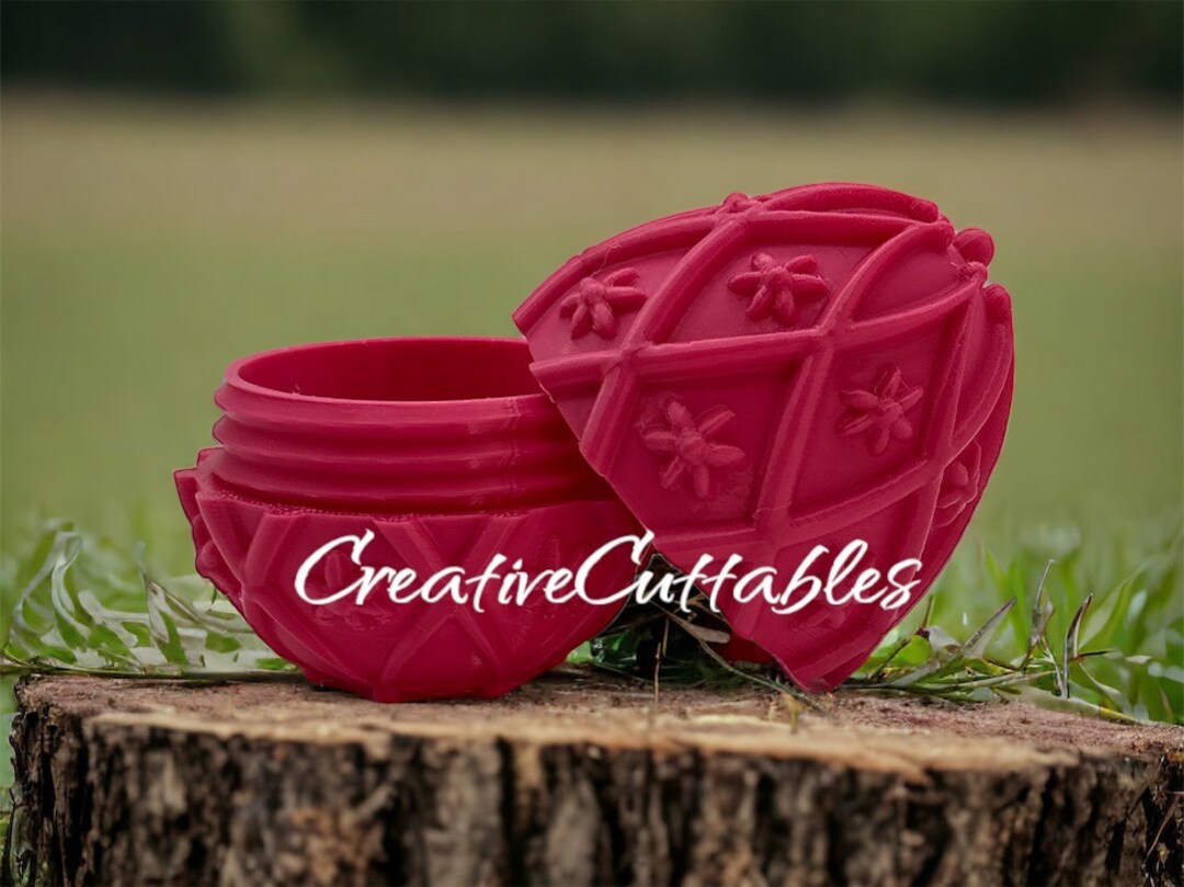 Easter Eggs, 3D Printed Egg Container, Fillable Easter Egg, Custom ...