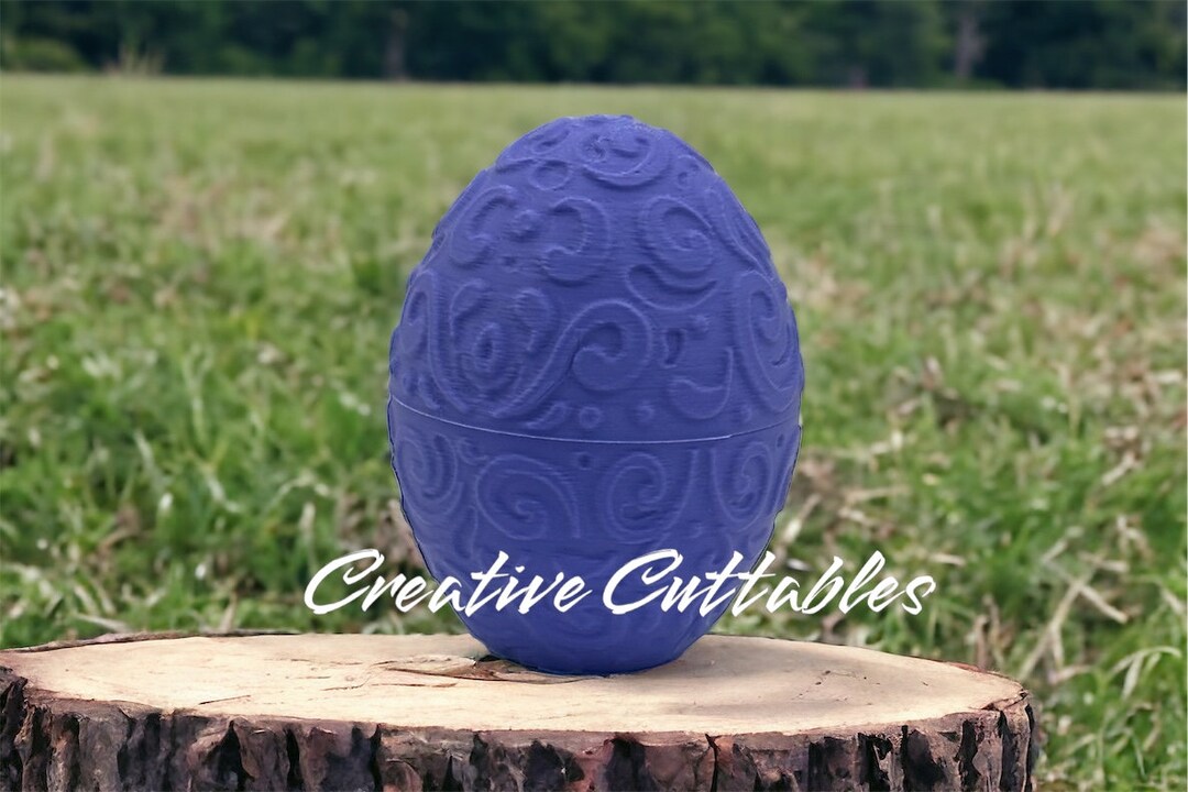 Easter Egg, 3D Printed Egg Container, Fillable Easter Egg, Empty ...