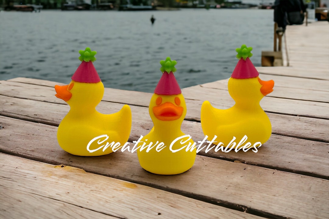 Cruise Ducks, 3D Printed Party Duck Birthday Duck for Cruises; Color ...