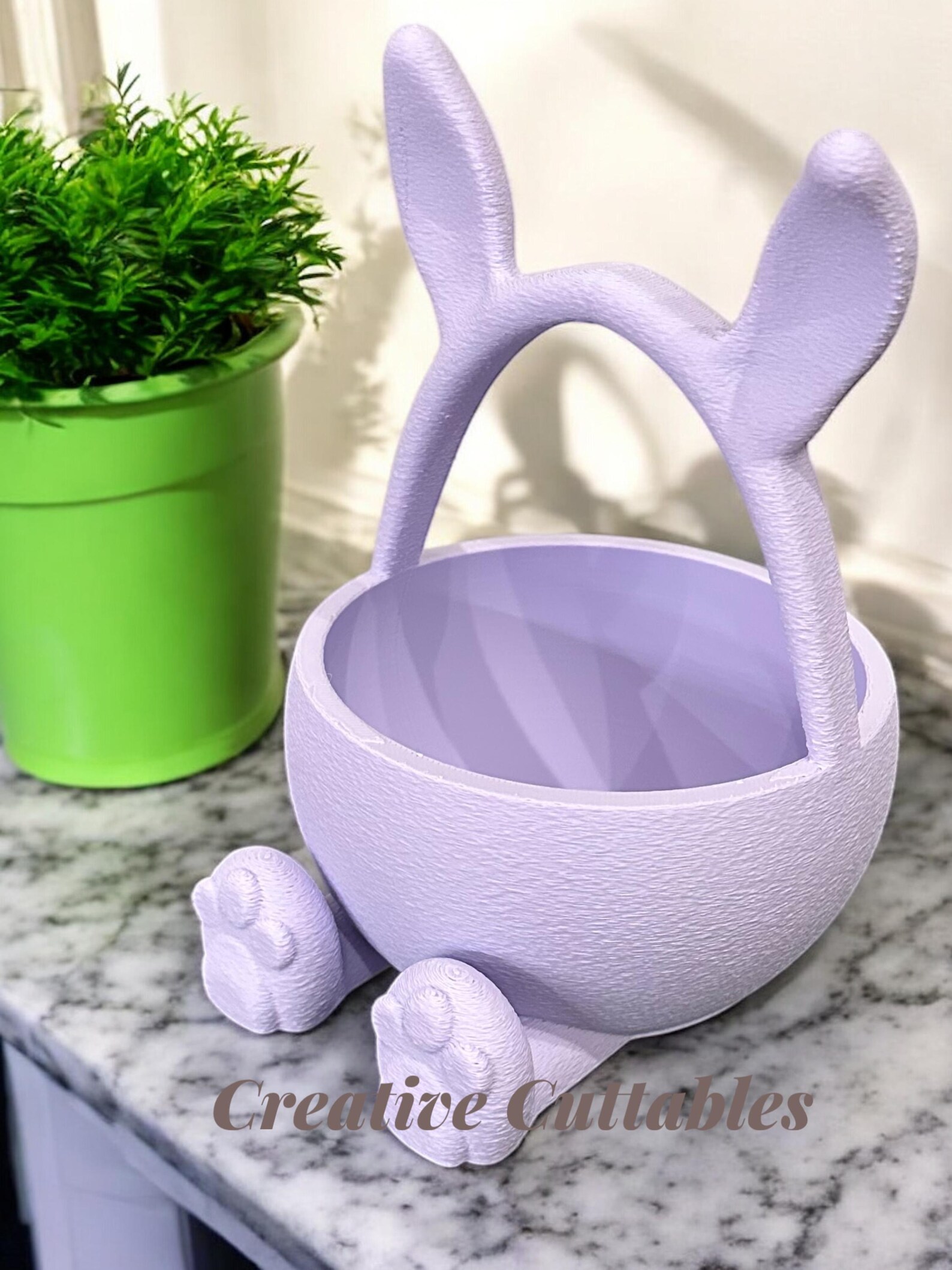 3d-printed Easter Basket - Bunny Basket - Perfect for Filling With a ...