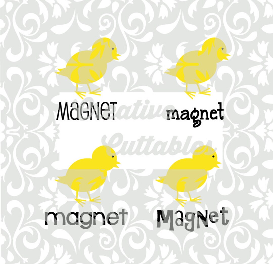 SVG Valentine Chick Magnet Designs for Silhouette or Other Craft ...