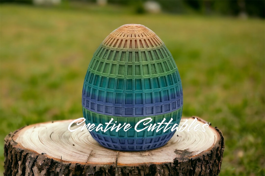 3D Printed Egg Container, Fillable Easter Egg, Empty Threaded Easter ...