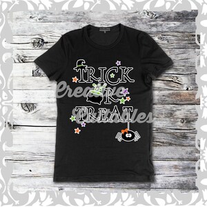 Halloween SVG Trick or Treat Witch Spider for Silhouette or Other Craft ...