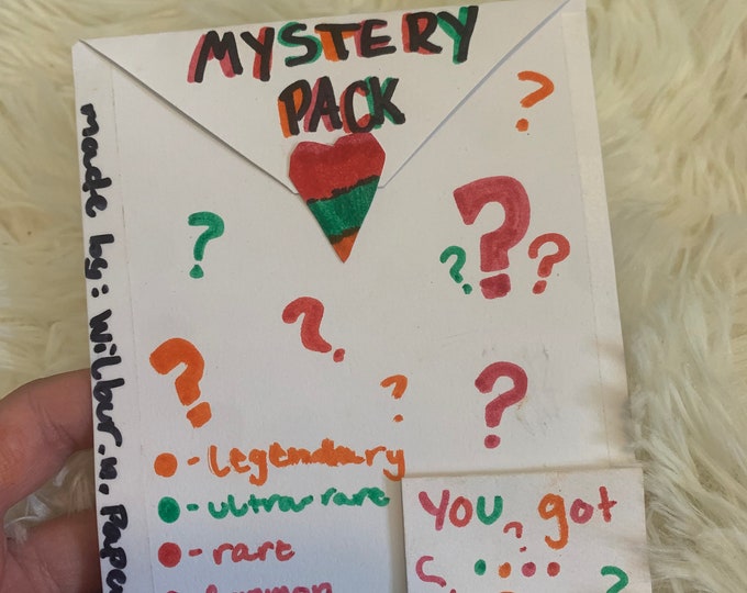 Mystery Finger Puppet Packet - Etsy