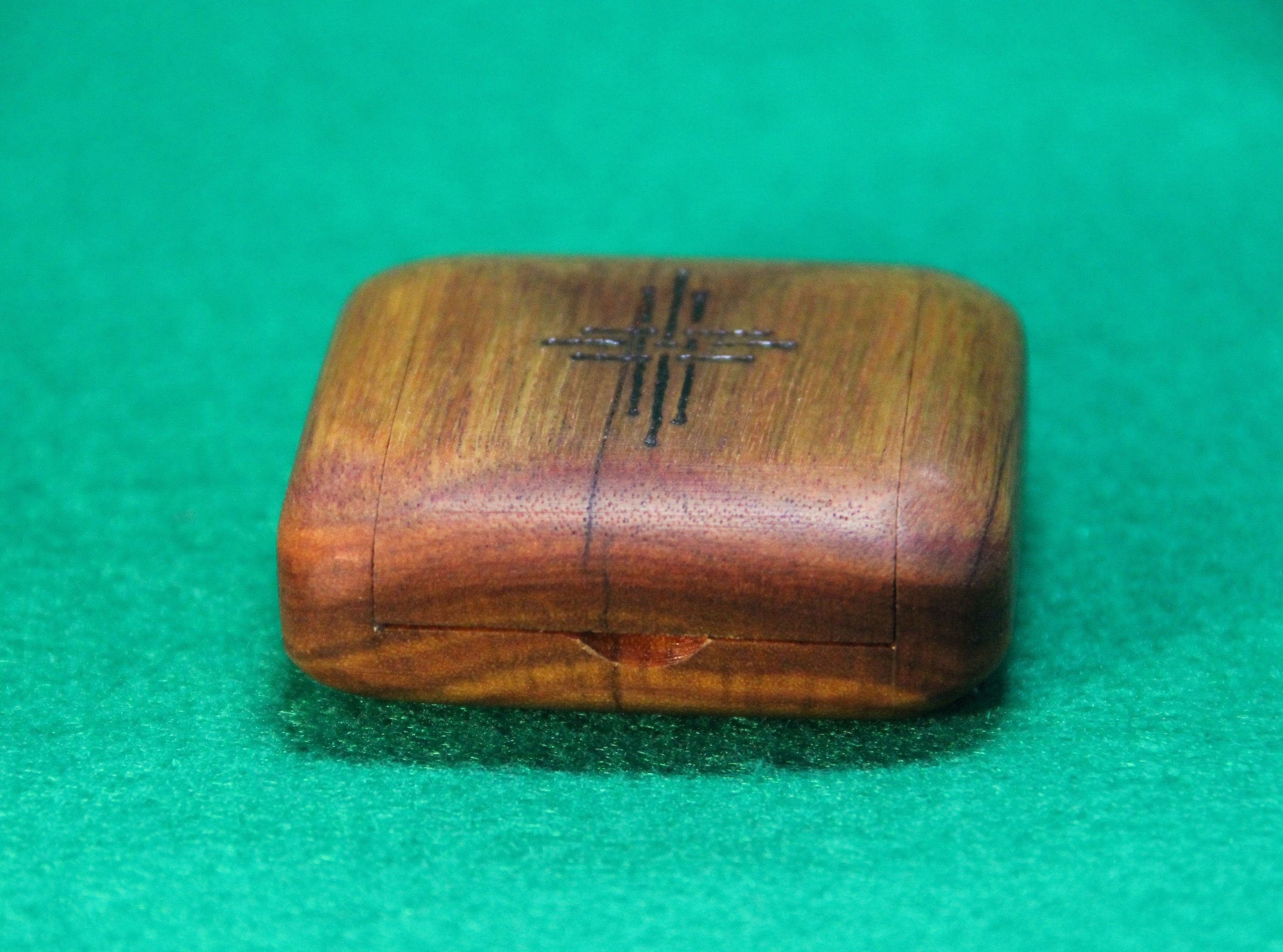 Wooden Rosary Box, for Smaller Rosaries, Pocket Box, Hand Made ...