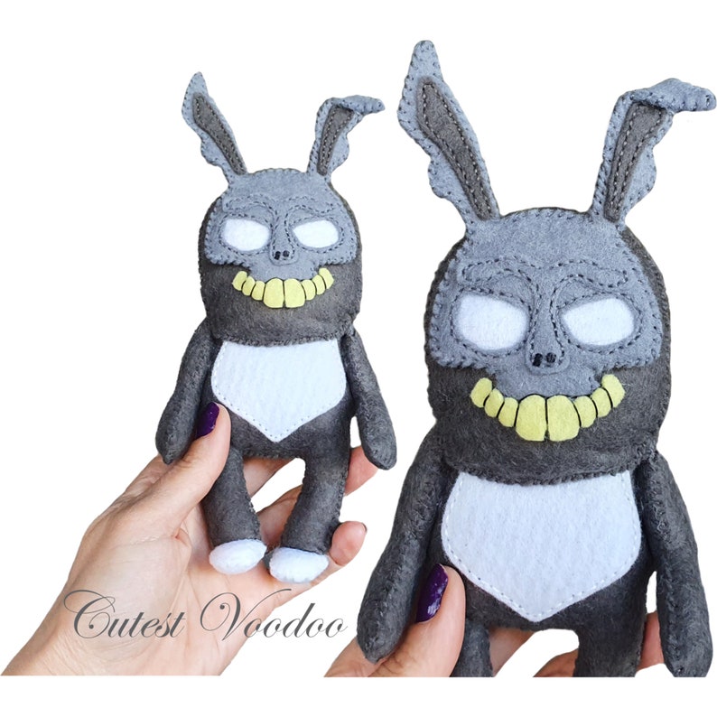 PDF PATTERN. Frank the Rabbit donnie Darko Sewing Felt - Etsy