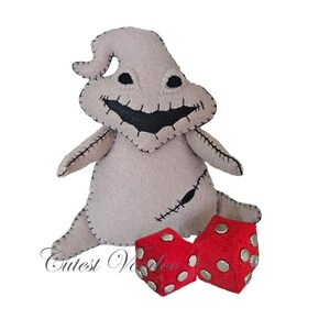PDF PATTERN. Oogie Boogie Nightmare Before Christmas Felt Sewing ...