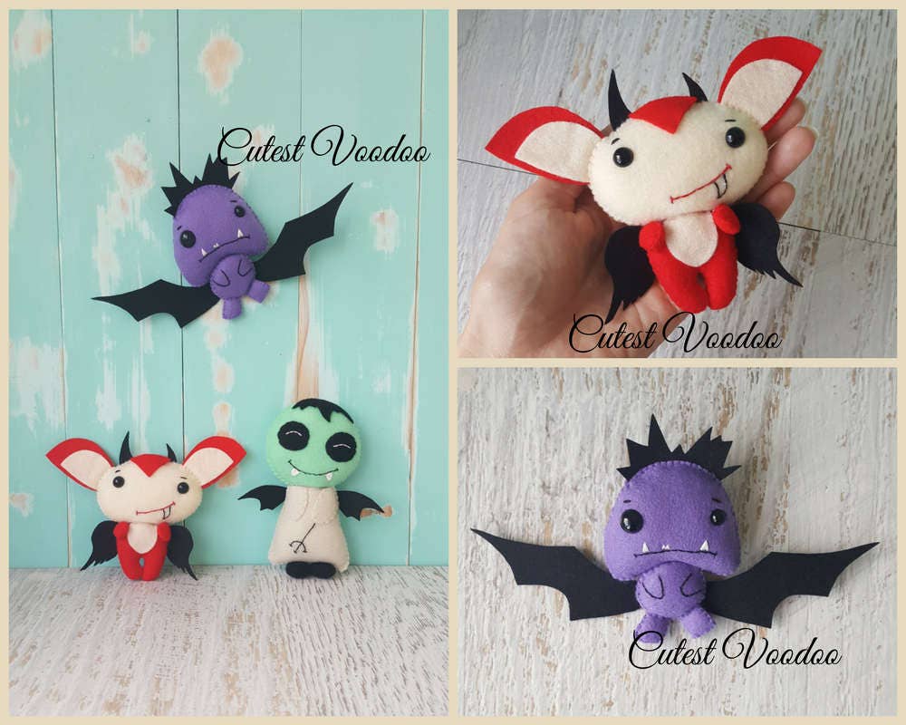 PDF PATTERN. Little Demons PDF Felt Pattern | Etsy