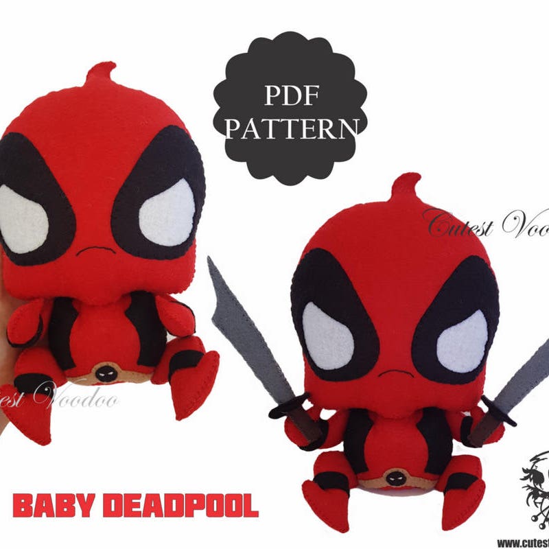 Deadpool Embroidery - Etsy
