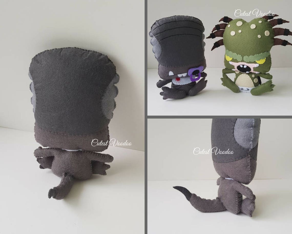 PDF PATTERN. Baby Alien Vs. Baby Predator Gothic Horror PDF | Etsy