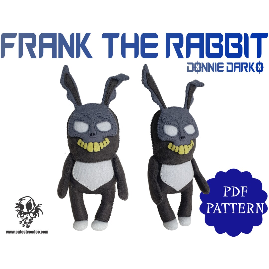 PDF PATTERN. Frank the Rabbit (donnie Darko) Sewing Felt Pattern - Etsy