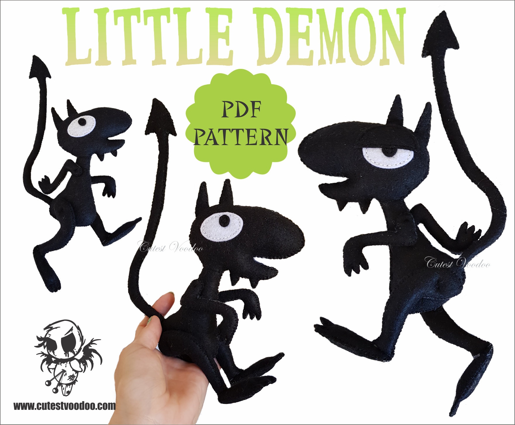 Sewing & Fiber Embroidery Sewing & Needlecraft Inter-Dimensional Demon ...