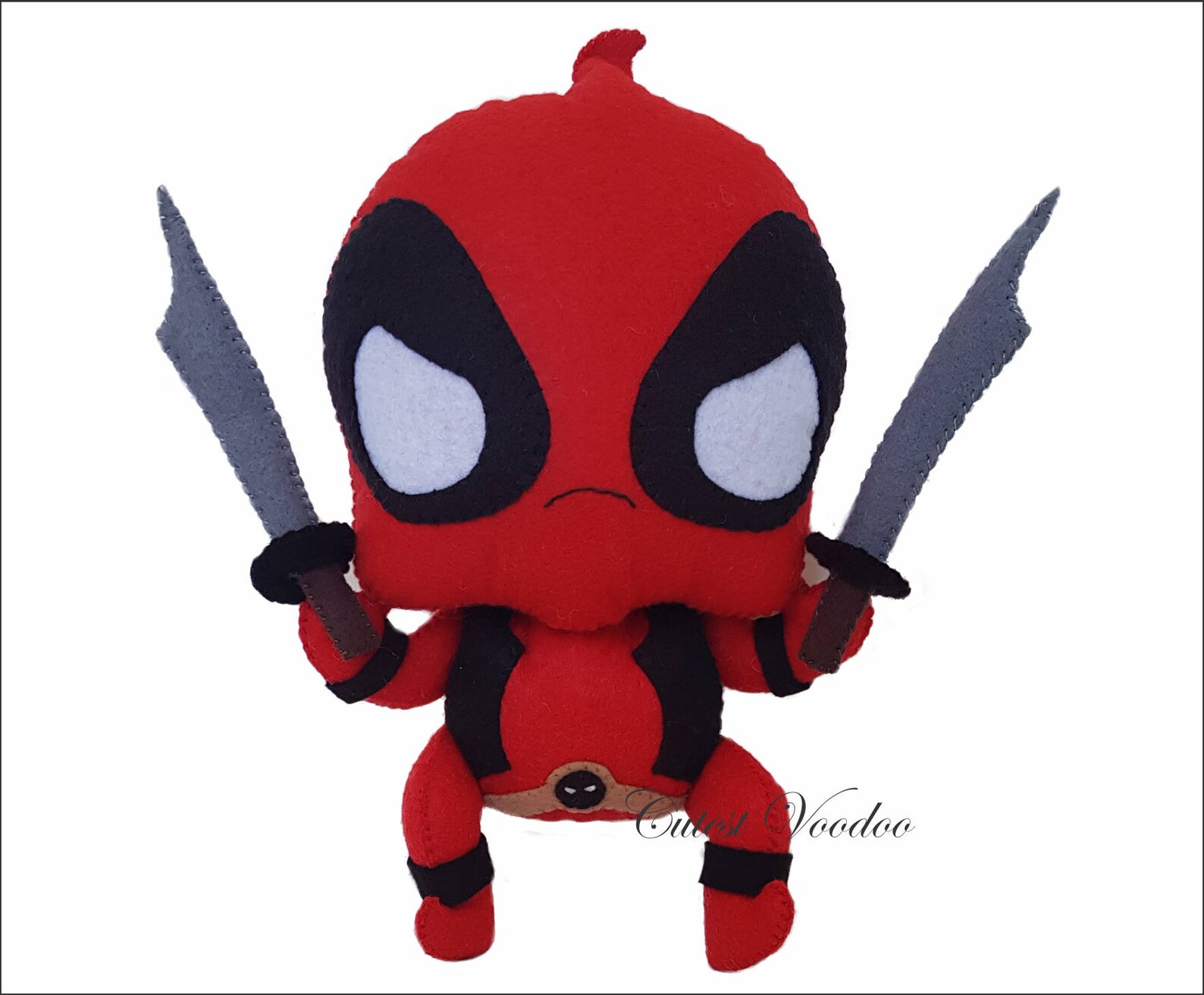 PDF PATTERN. Baby Deadpool Marvel Horror Felt Pattern - Etsy