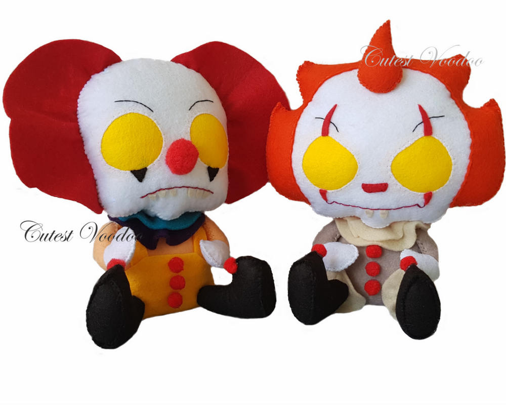 PDF PATTERN. Baby Pennywise IT Clown Horror Felt Pattern - Etsy Australia