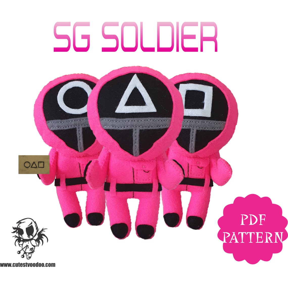 PDF PATTERN. SG Soldier Felt Sewing Pattern - Etsy