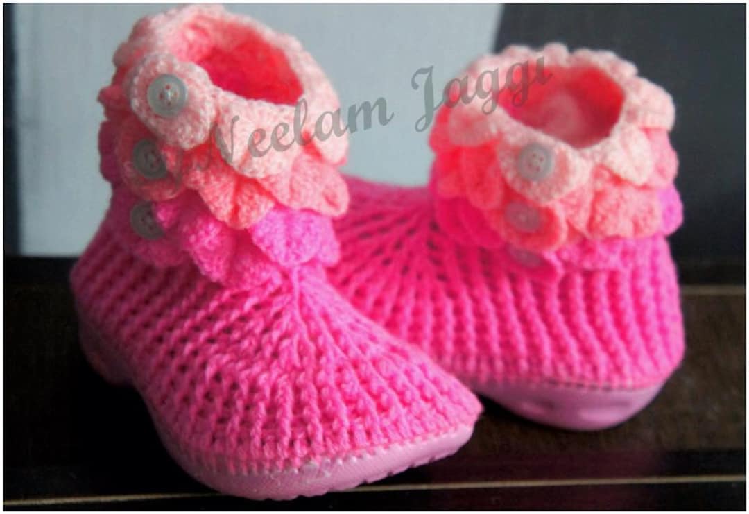 Crochet Crocodile Booties Pattern - Etsy