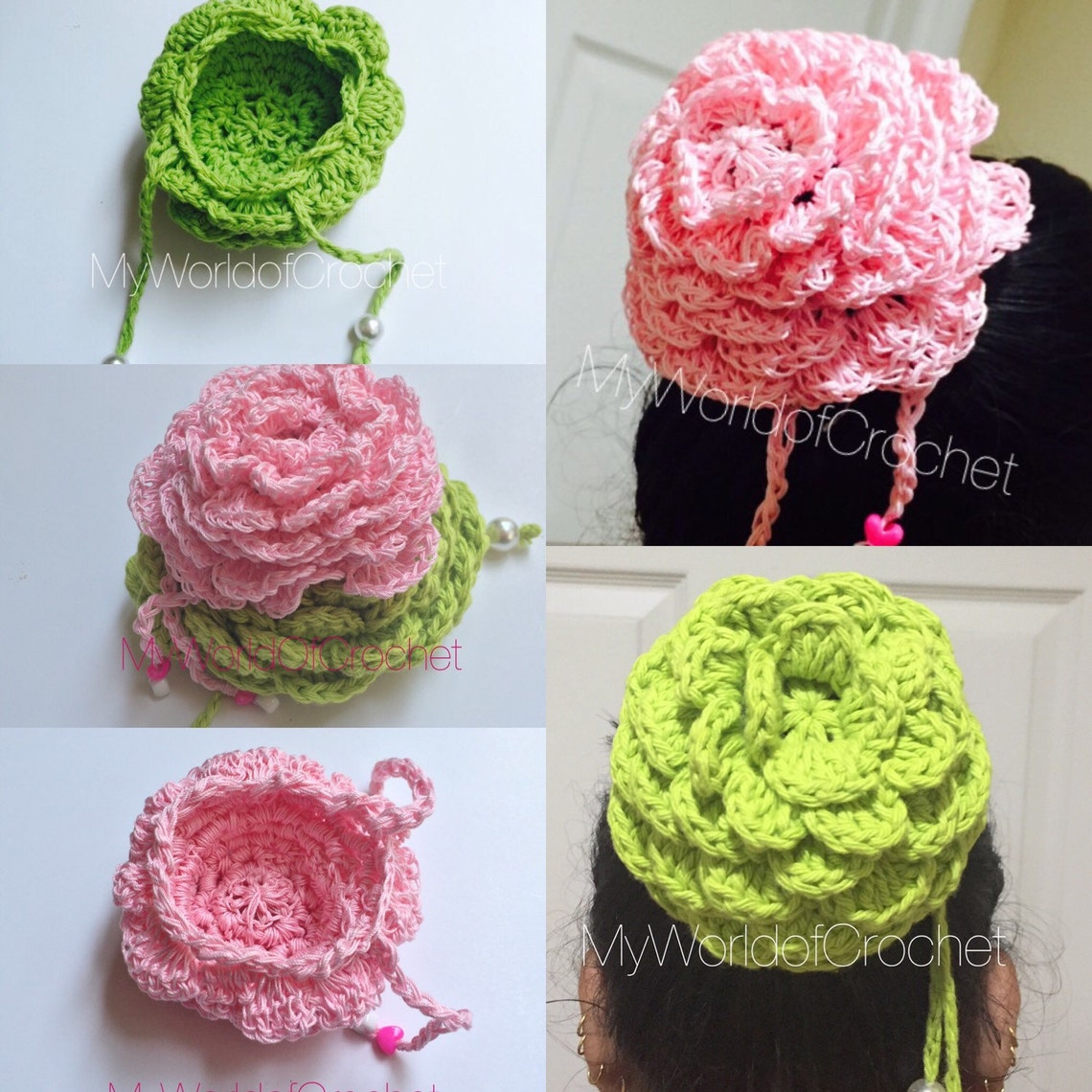 Crochet Bun Cover Pattern Ballet, Dance, Bun Holder, Horse Show Hair ...
