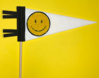 Smiley Face Flag - Etsy