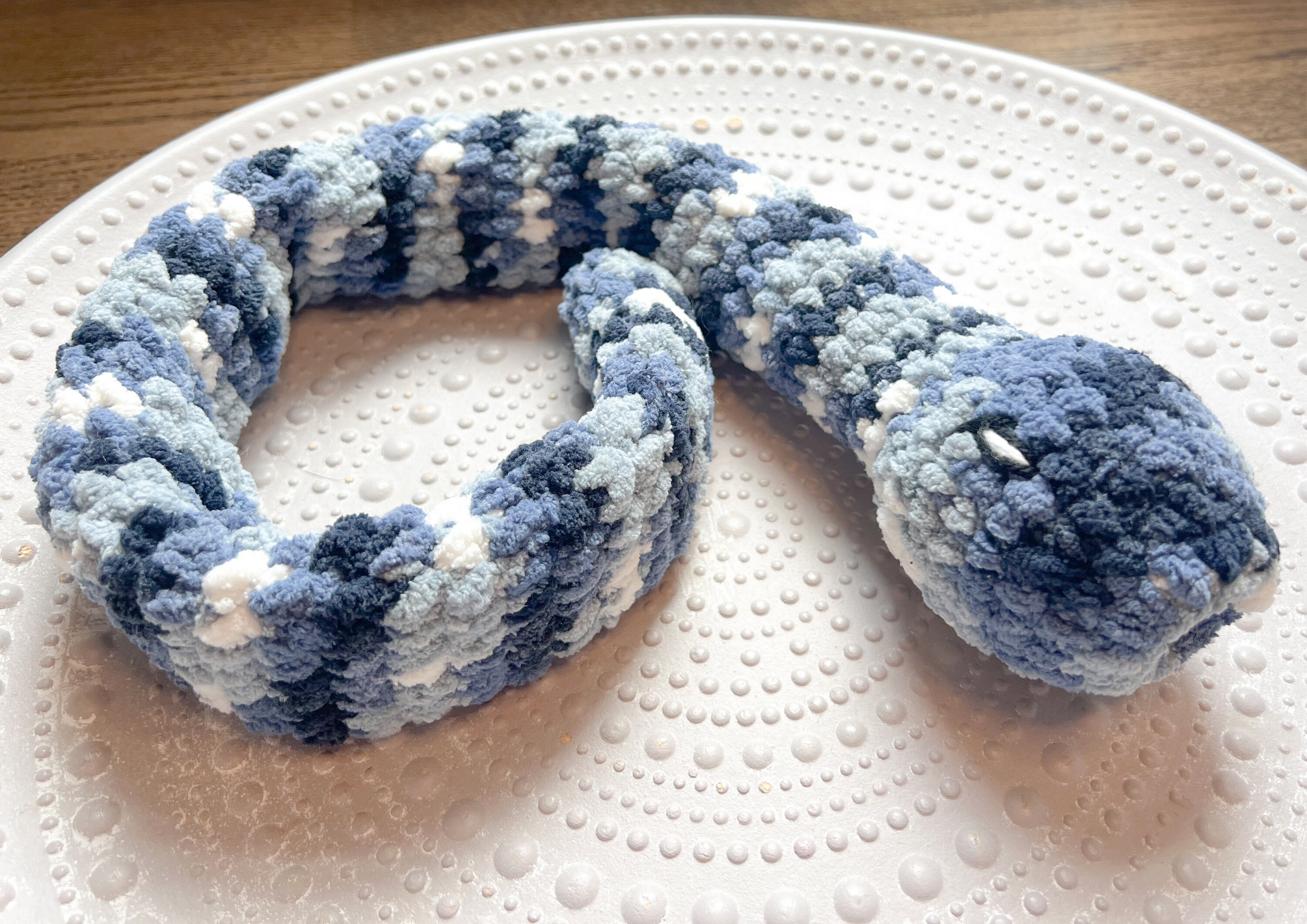 Squeezy Snake Crochet PATTERN, No Sew Amigurumi PATTERN, Snake Stress ...