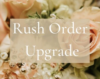 RUSH My Order upgrade - Etsy