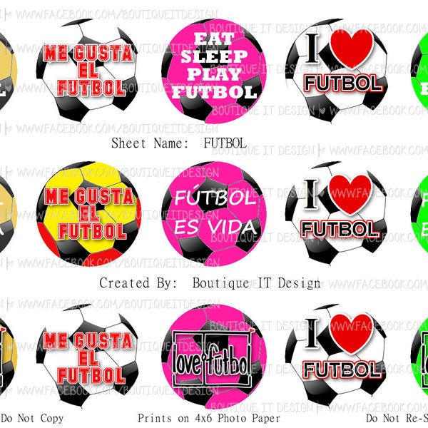 Soccer Bottle Caps - Etsy