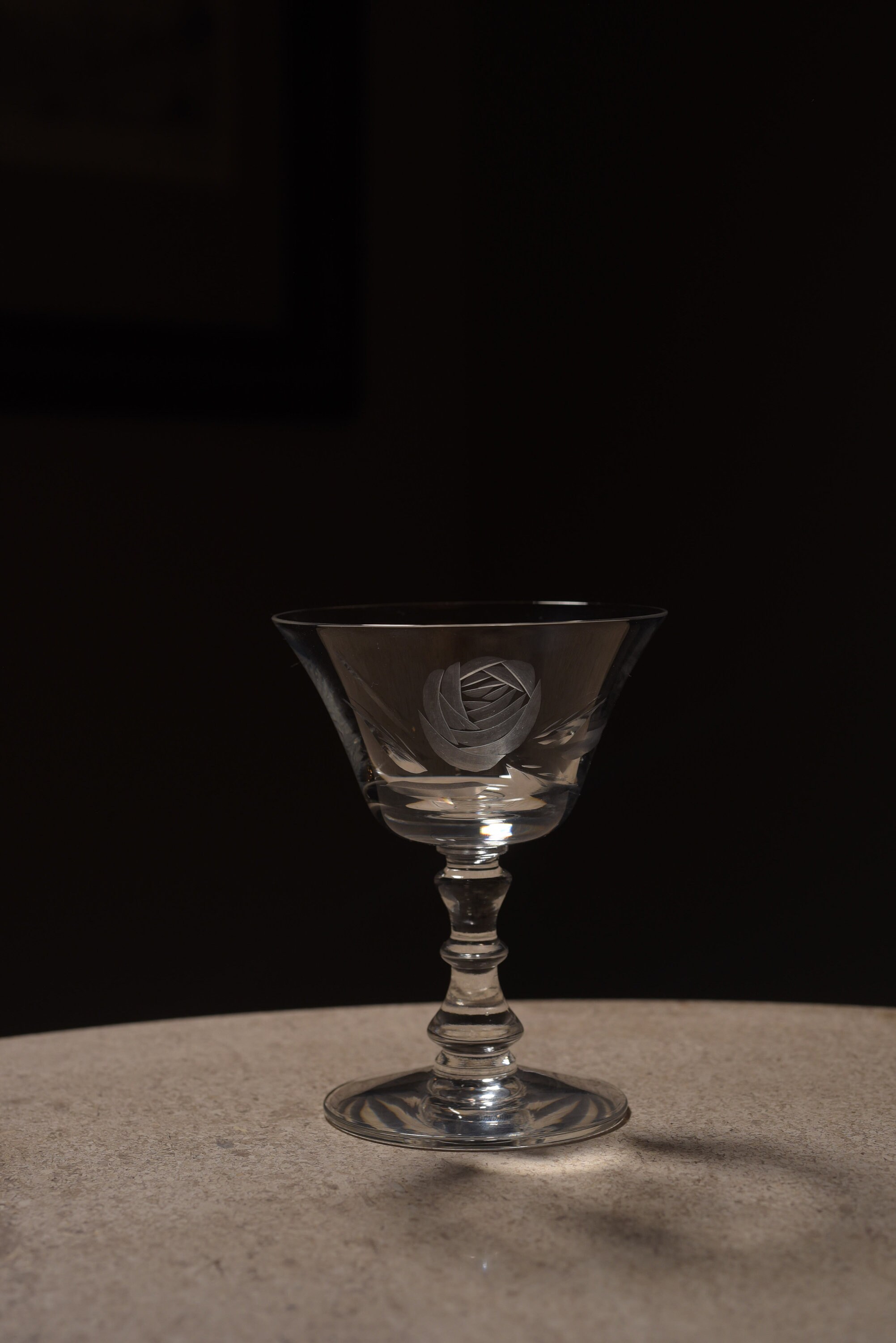 Fostoria Etched Rose Liquor Cocktail Glass Set of 2 - Etsy