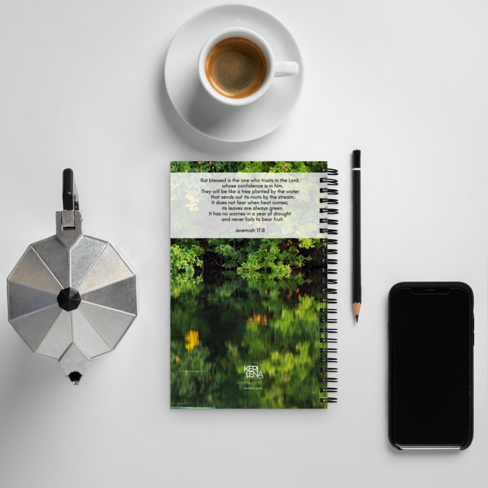 Rooted in Christ Notebook Jesus Journal Faith Journal Sermon Notebook ...