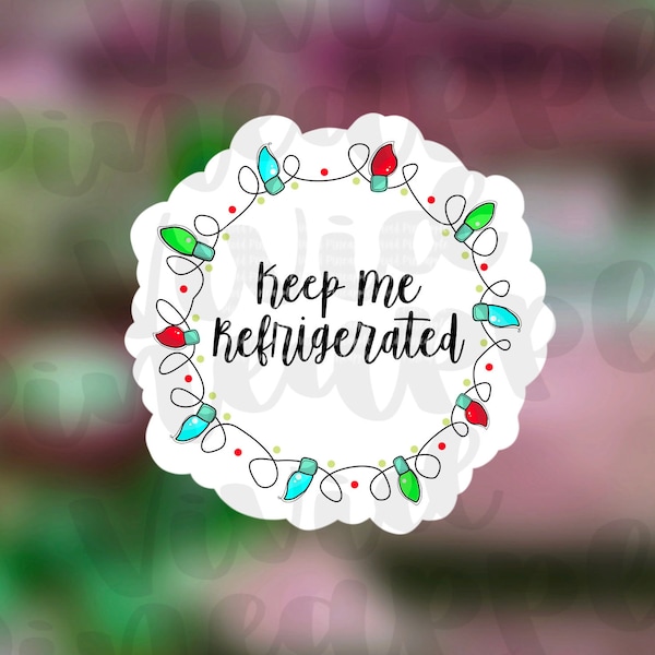 Keep Refrigerated Stickers - Etsy