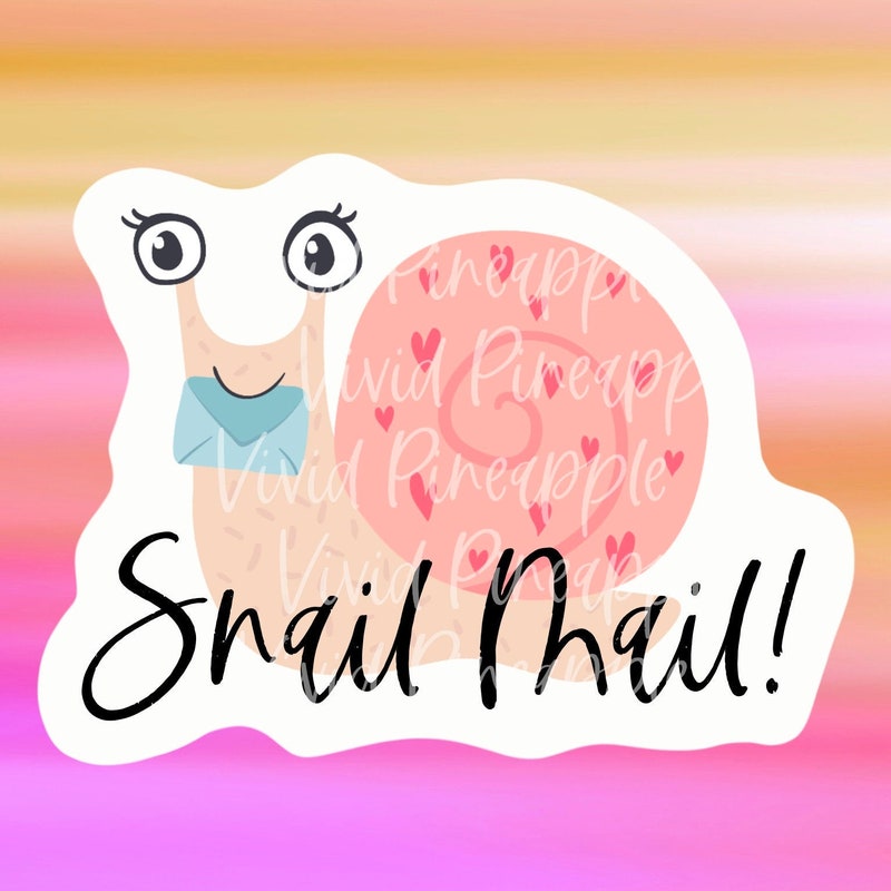 Snail Mail Stickers - Etsy