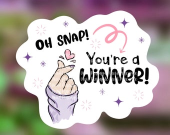 Winner Sticker | Etsy