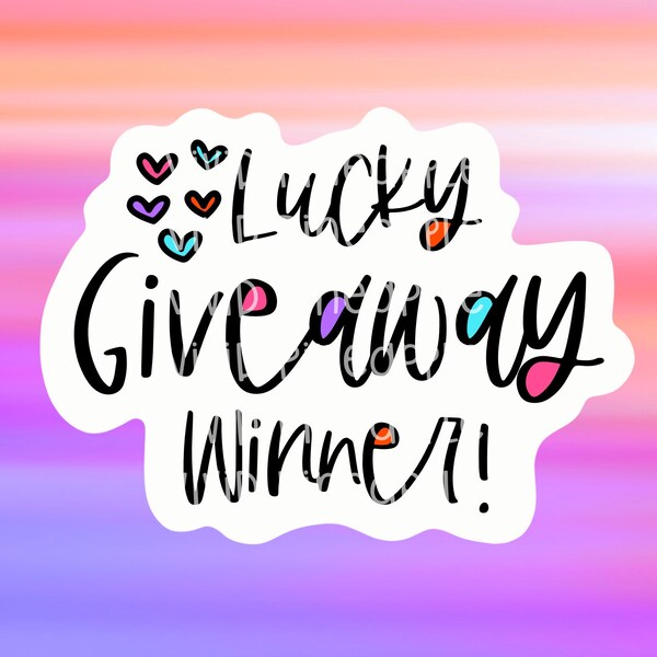 Winner Stickers - Etsy