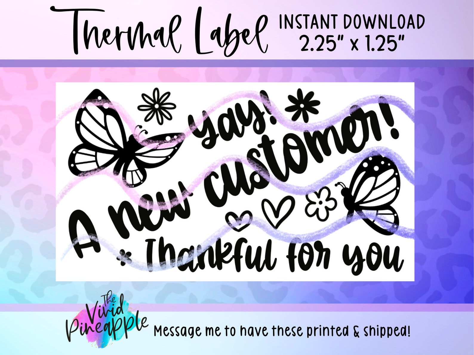 PNG Sticker Download Yay A New Customer Thankful for You Thermal ...